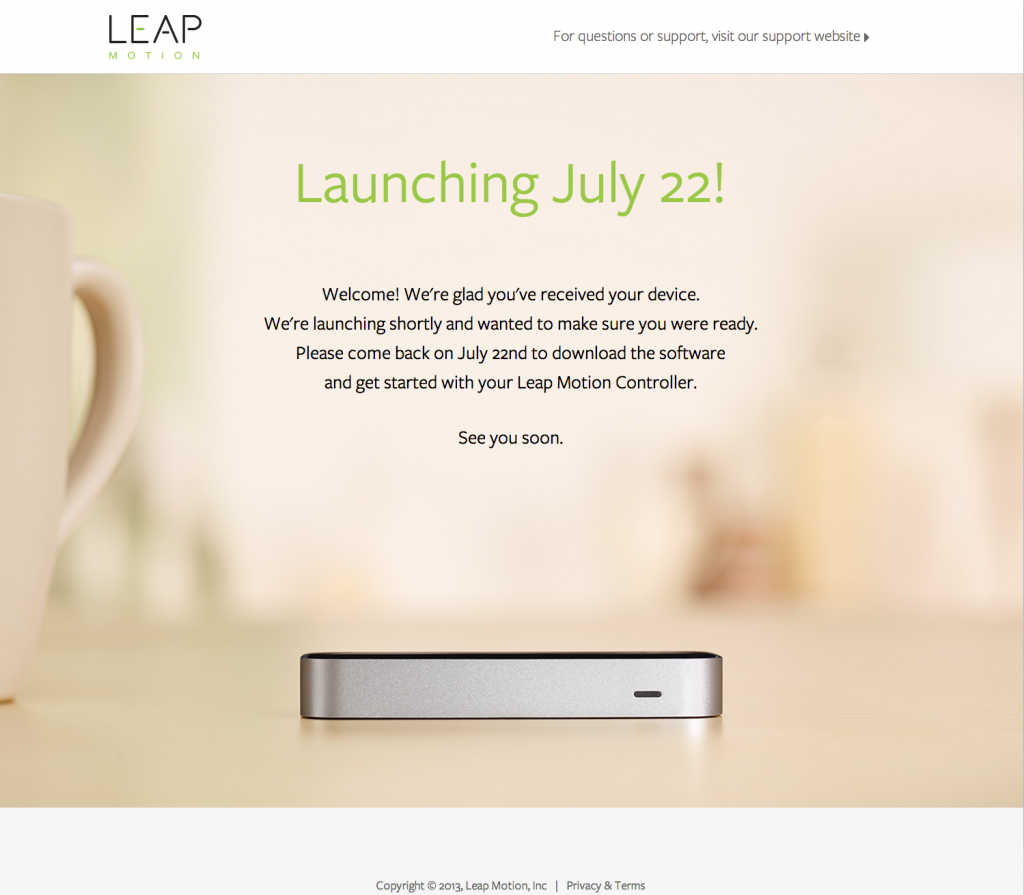 Leapmotion arrives! - theVooner.comtheVooner.com